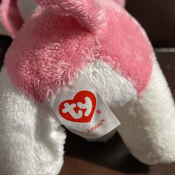 Ty | Toys | Ty Beanie Babies Baby Amore Love Heart Dog Rare Vintage ...